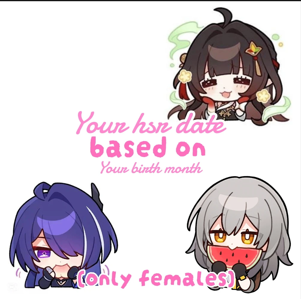 who's your hsr date? based on ur birth month Honkai: Star Rail | HoYoLAB