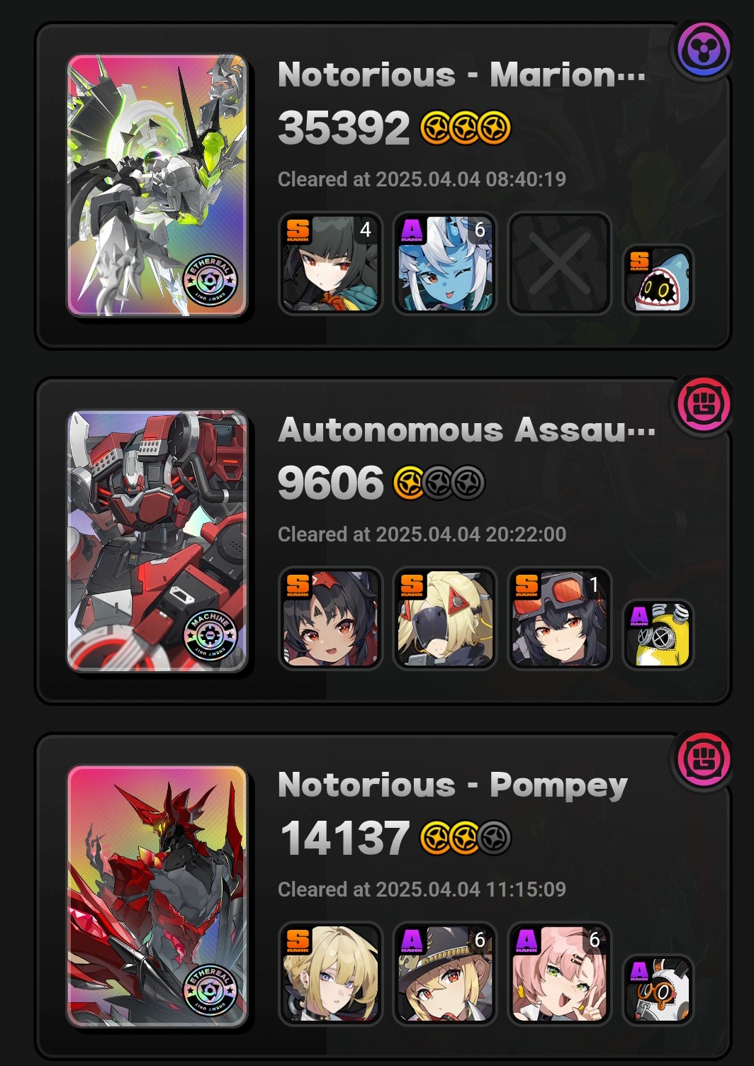 Road to Deadly Assault Master: Need a third dps team but finally 6 ...