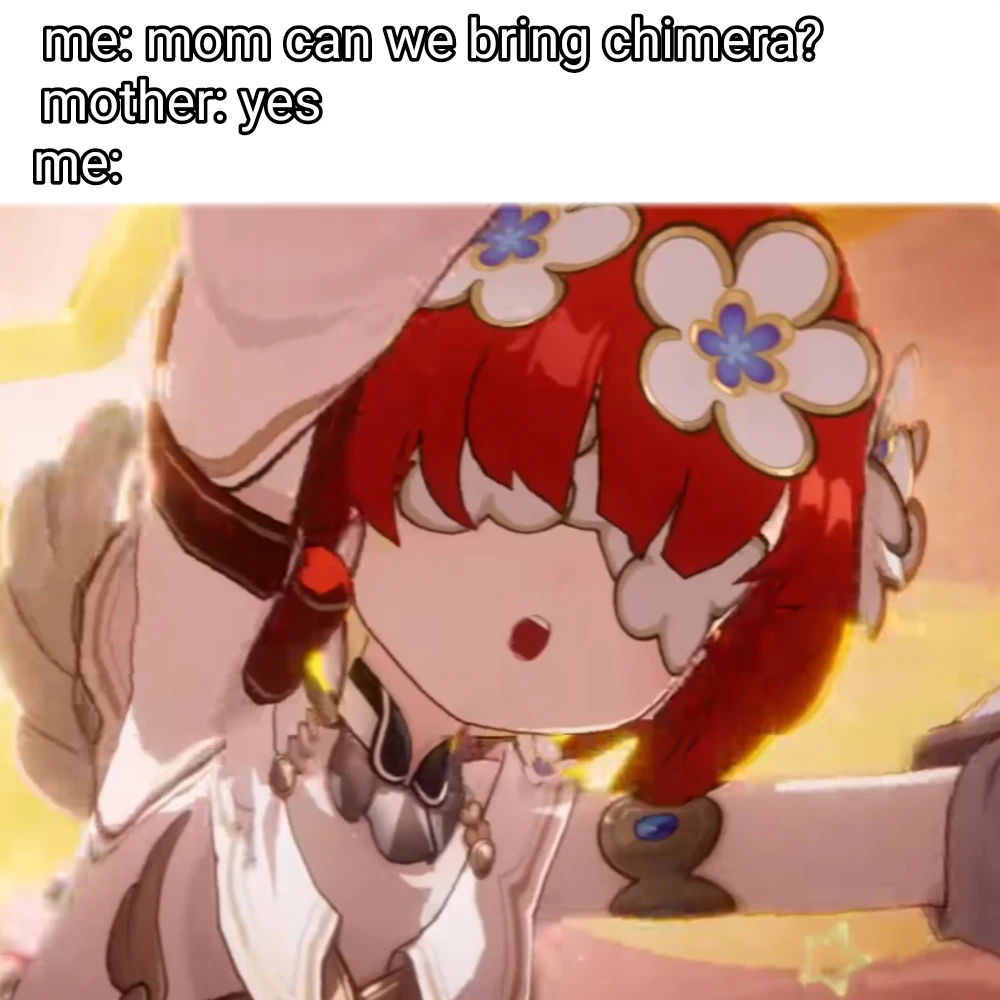 chimera meme cuz why not lol Honkai: Star Rail | HoYoLAB