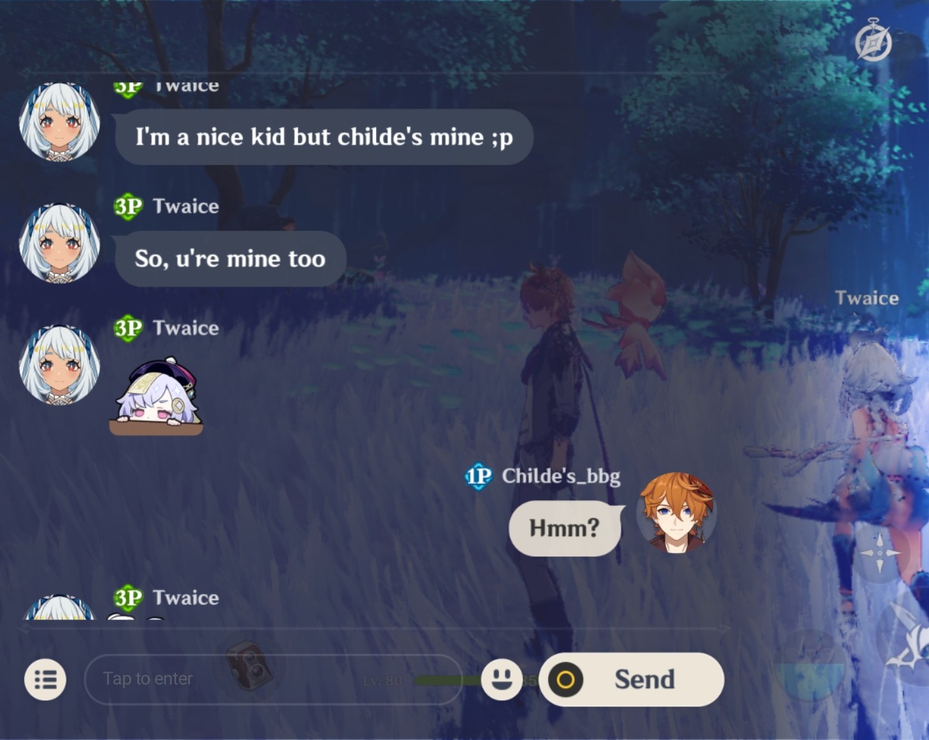 When they're silly and like childe 🎀🧡 (Like I do.😭🫀) Genshin Impact ...