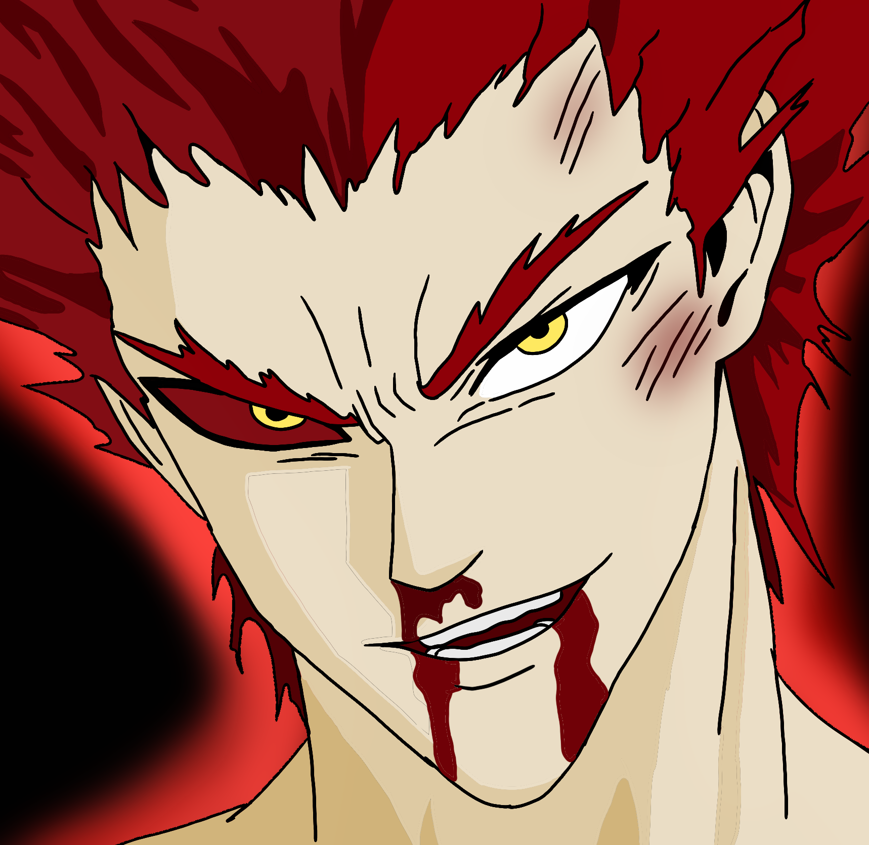 Blood Garou from One-Punch Man | HoYoLAB