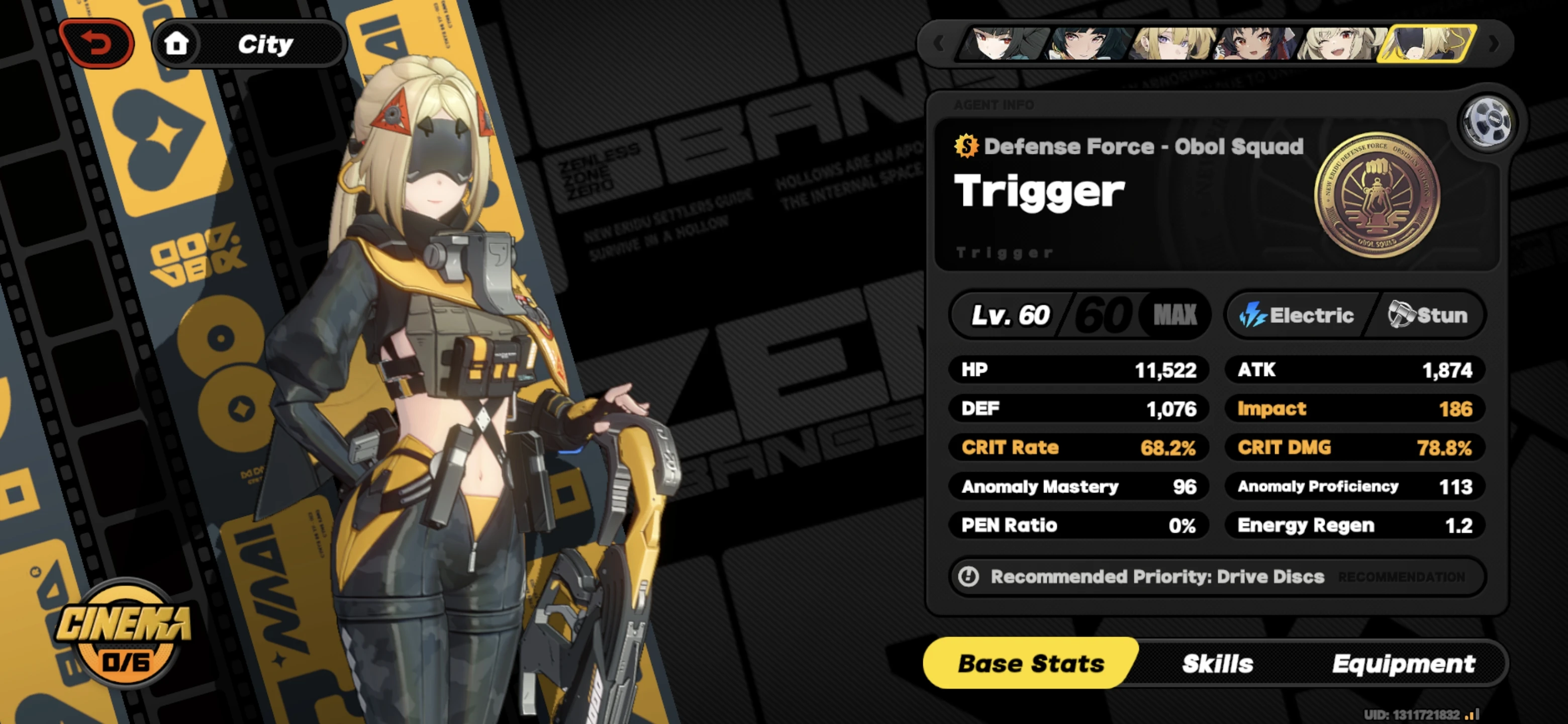 Day 1 Trigger build Zenless Zone Zero | HoYoLAB