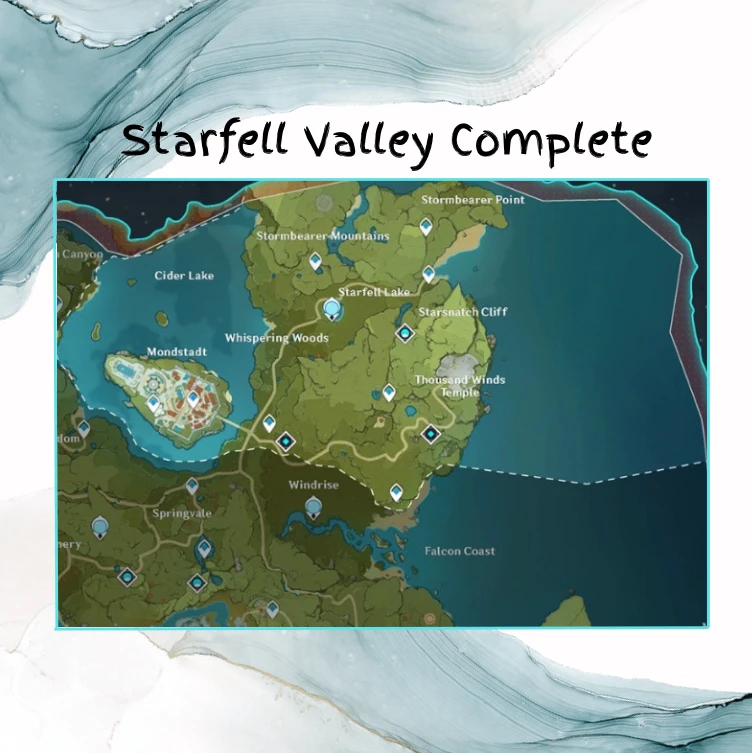 Starfell Valley complete on Locked Genshin Impact | HoYoLAB