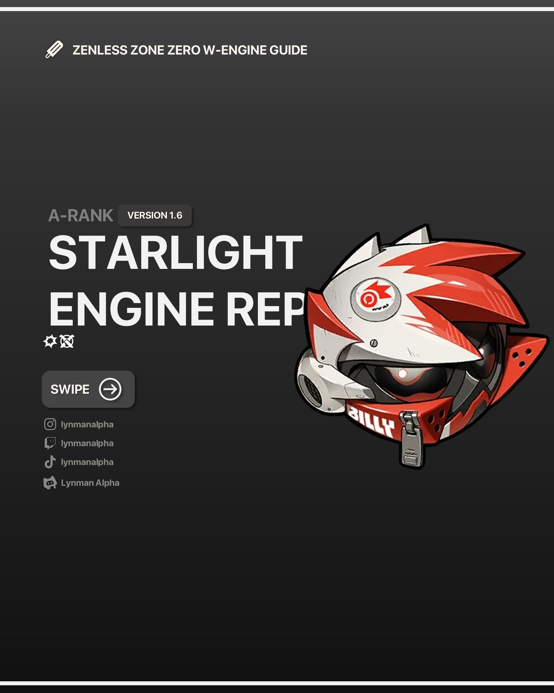 #Other Guide# | Starlight Engine Replica | Zenless Zone Zero W-Engine ...