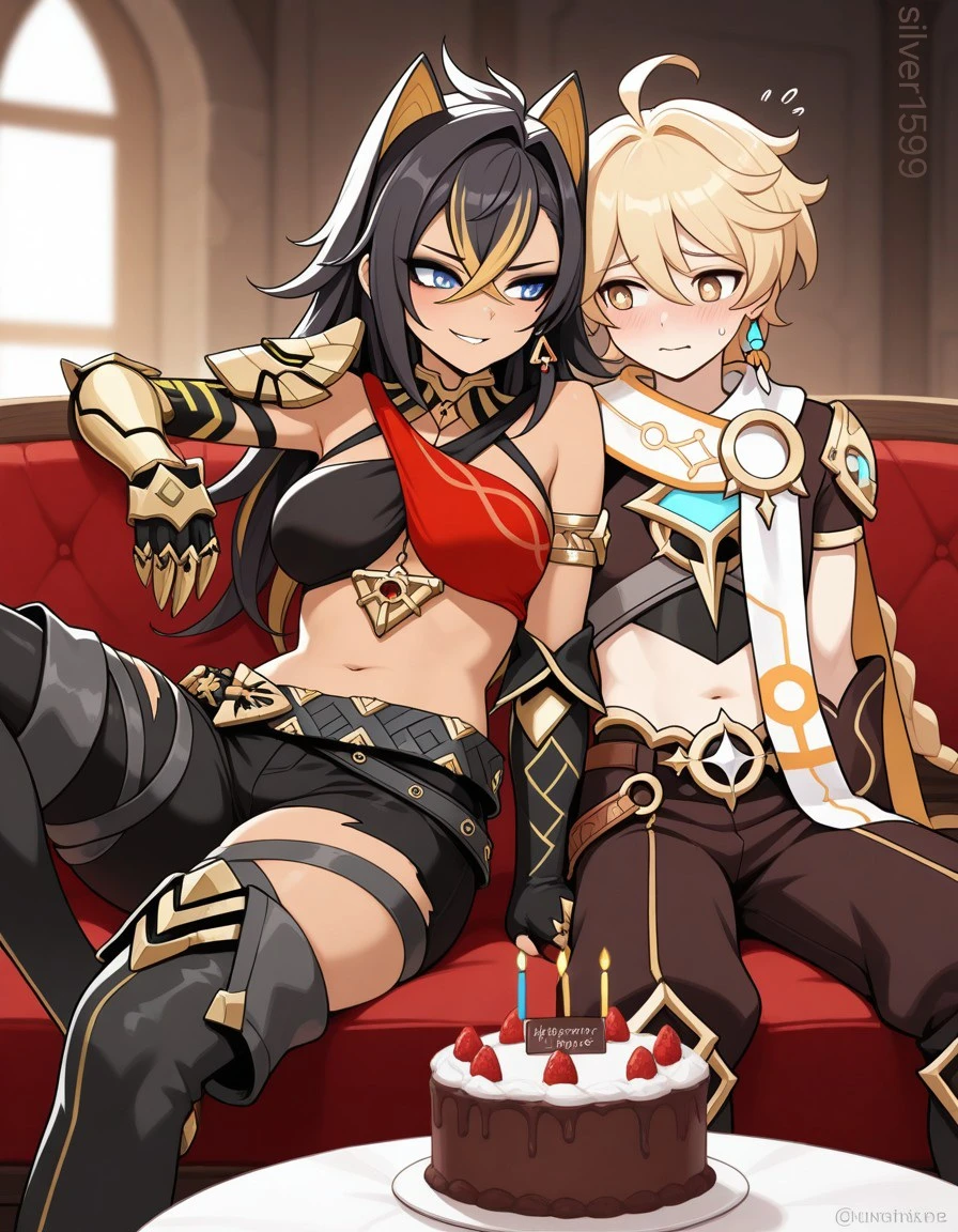 happy birthday dehya 💛💍 she is so beautiful kind strong stylish lioness and my type. aether x ...