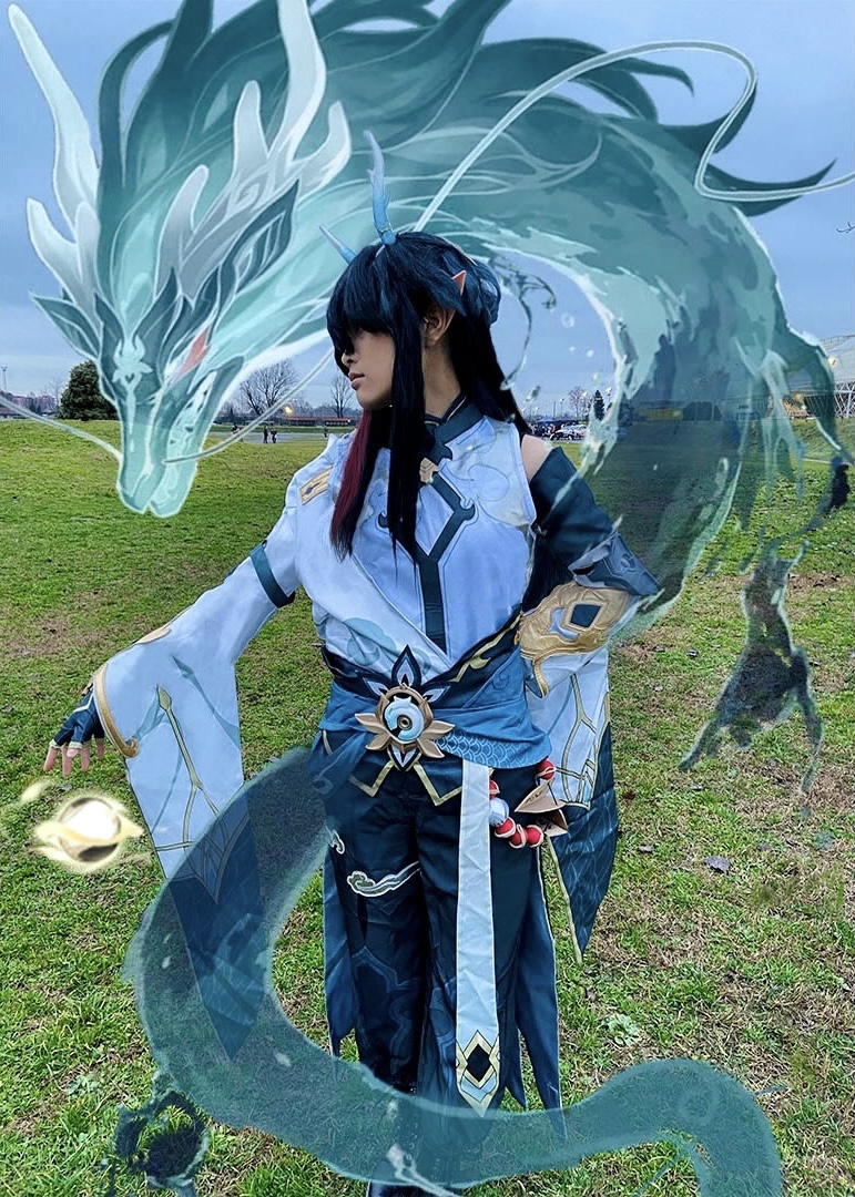 Dan heng il cosplay!! 🪷🌊🐉 Honkai: Star Rail | HoYoLAB