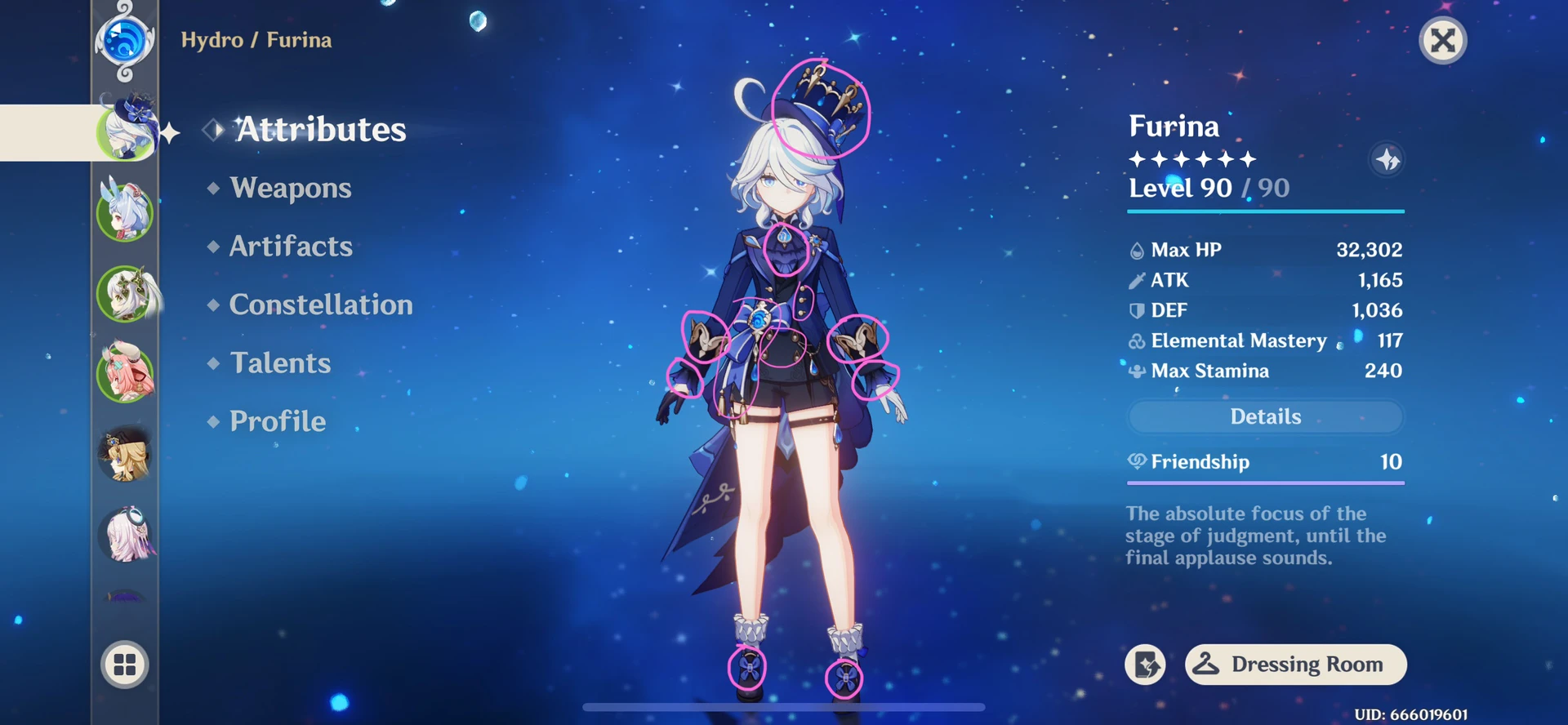 All the small Furina differences Genshin Impact | HoYoLAB