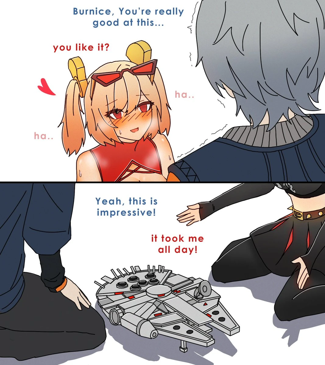 Burnice and Wise being busy with lego activities 😌 (@DorahDew) Zenless ...