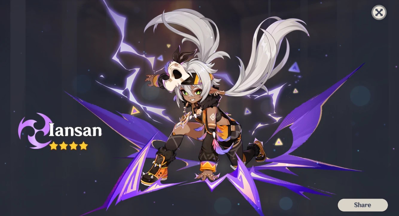 GOT #Iansan BUT HER running animation...is cartoonist 😂 Genshin Impact ...