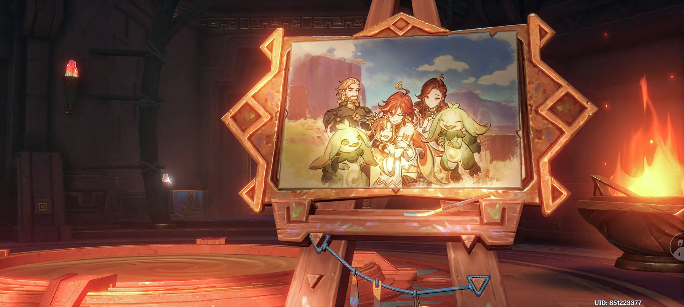 Random Post #261 Mauvika and her family photo Genshin Impact | HoYoLAB