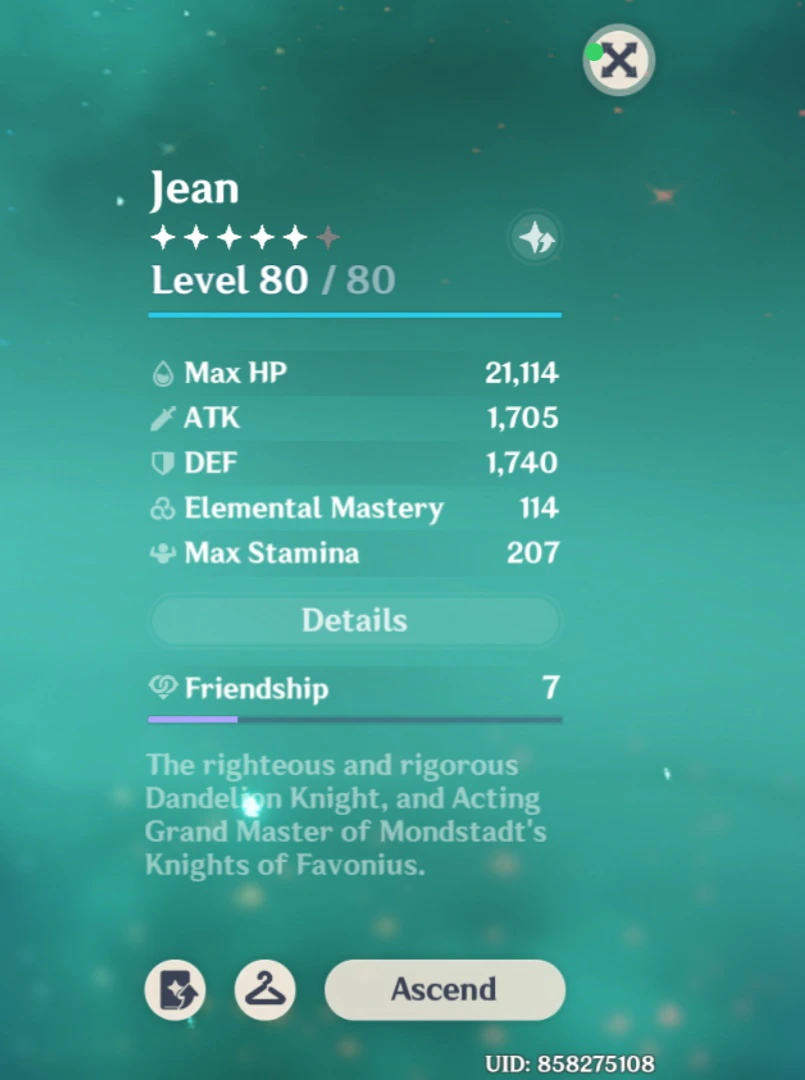 //Jean Build // Genshin Impact | HoYoLAB