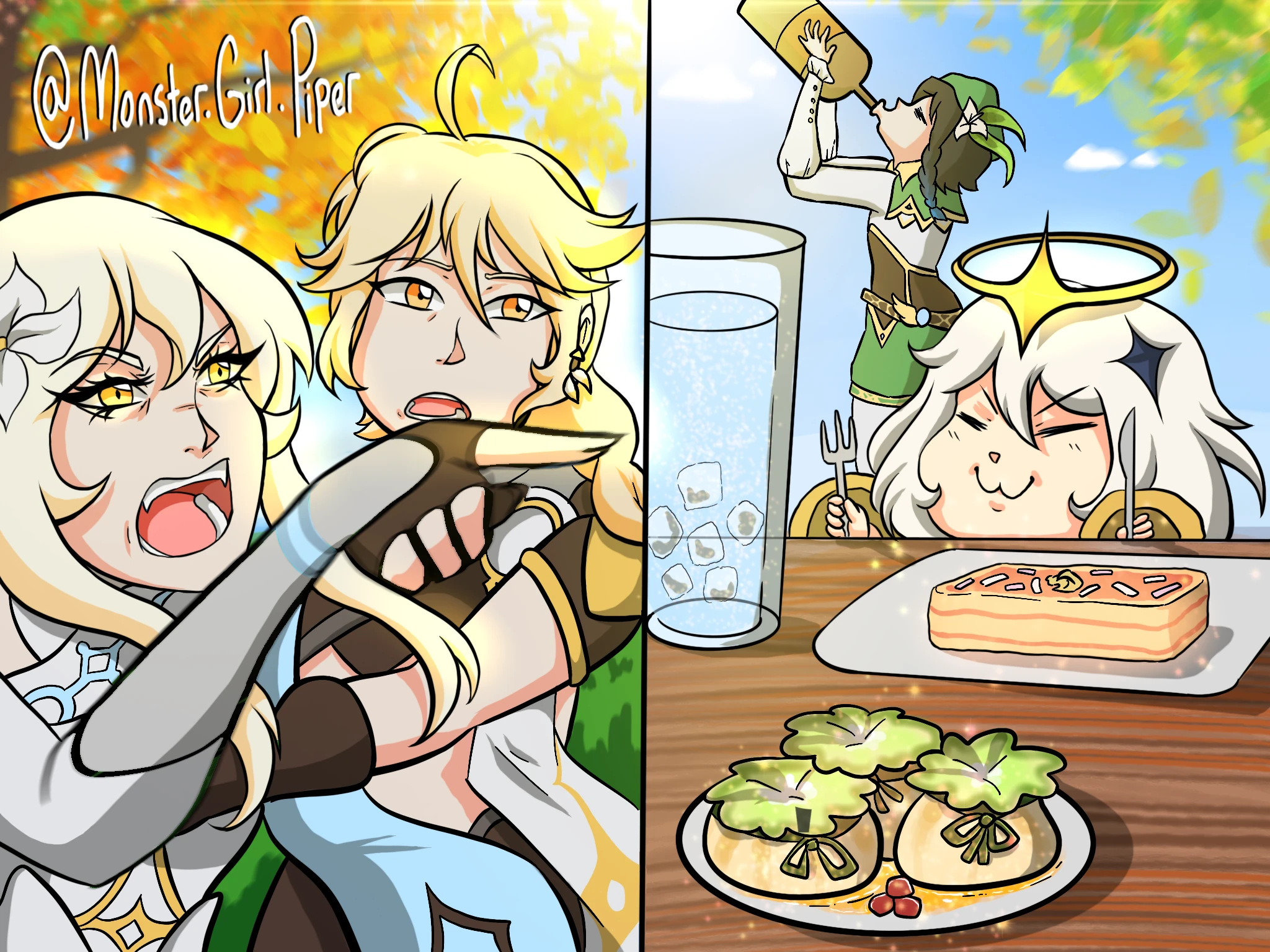 My Genshin Salad Cat Meme Artwork Genshin Impact | HoYoLAB