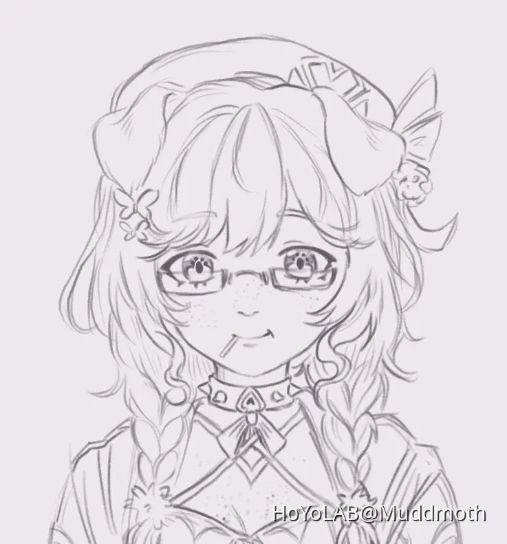 New Hsr Oc sketch!!! (I can finally draw again) Honkai: Star Rail | HoYoLAB