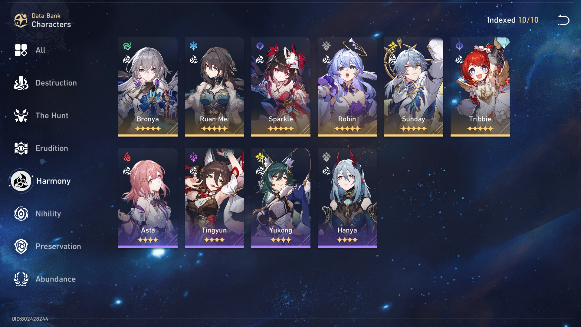 All Harmony Characters🥳 Honkai: Star Rail | HoYoLAB
