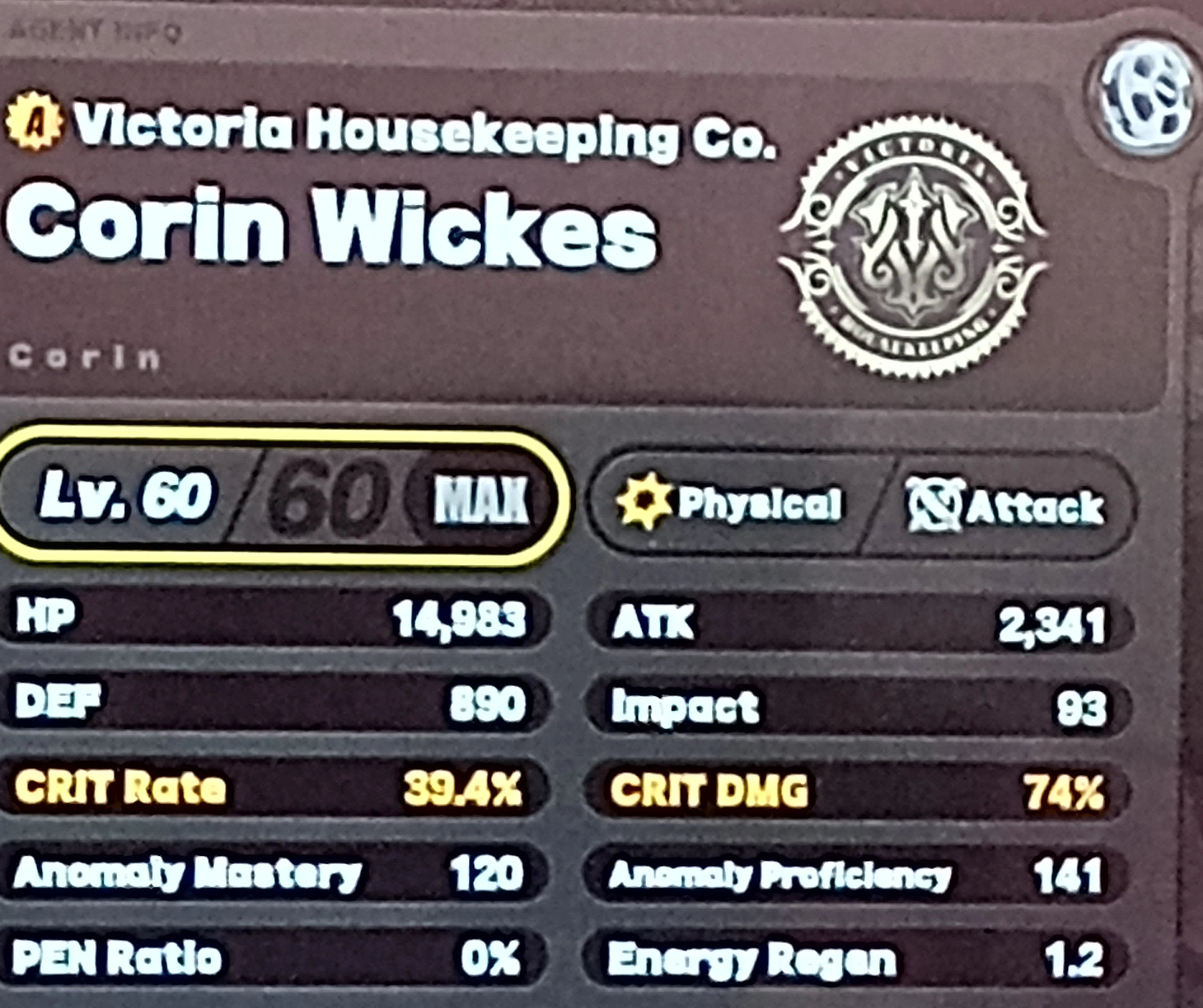 My corin build!