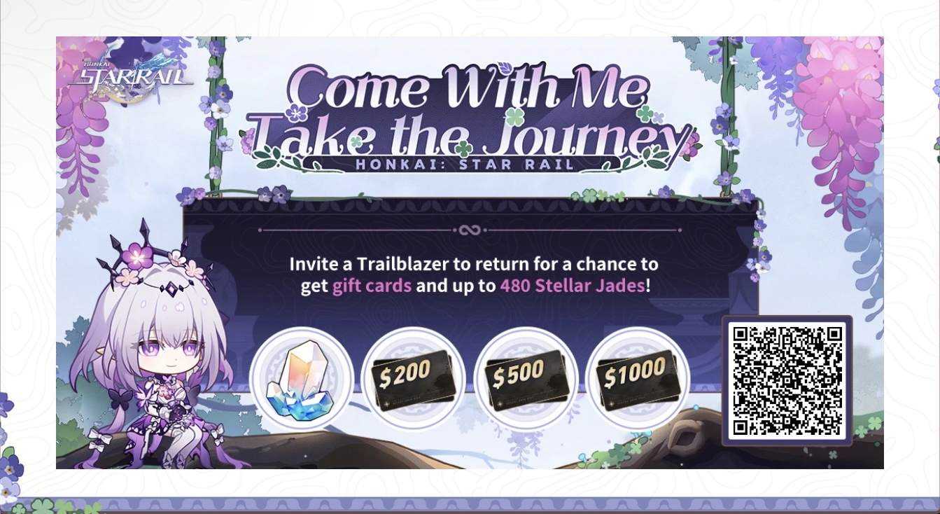 Here is my invitation code!! Honkai: Star Rail | HoYoLAB