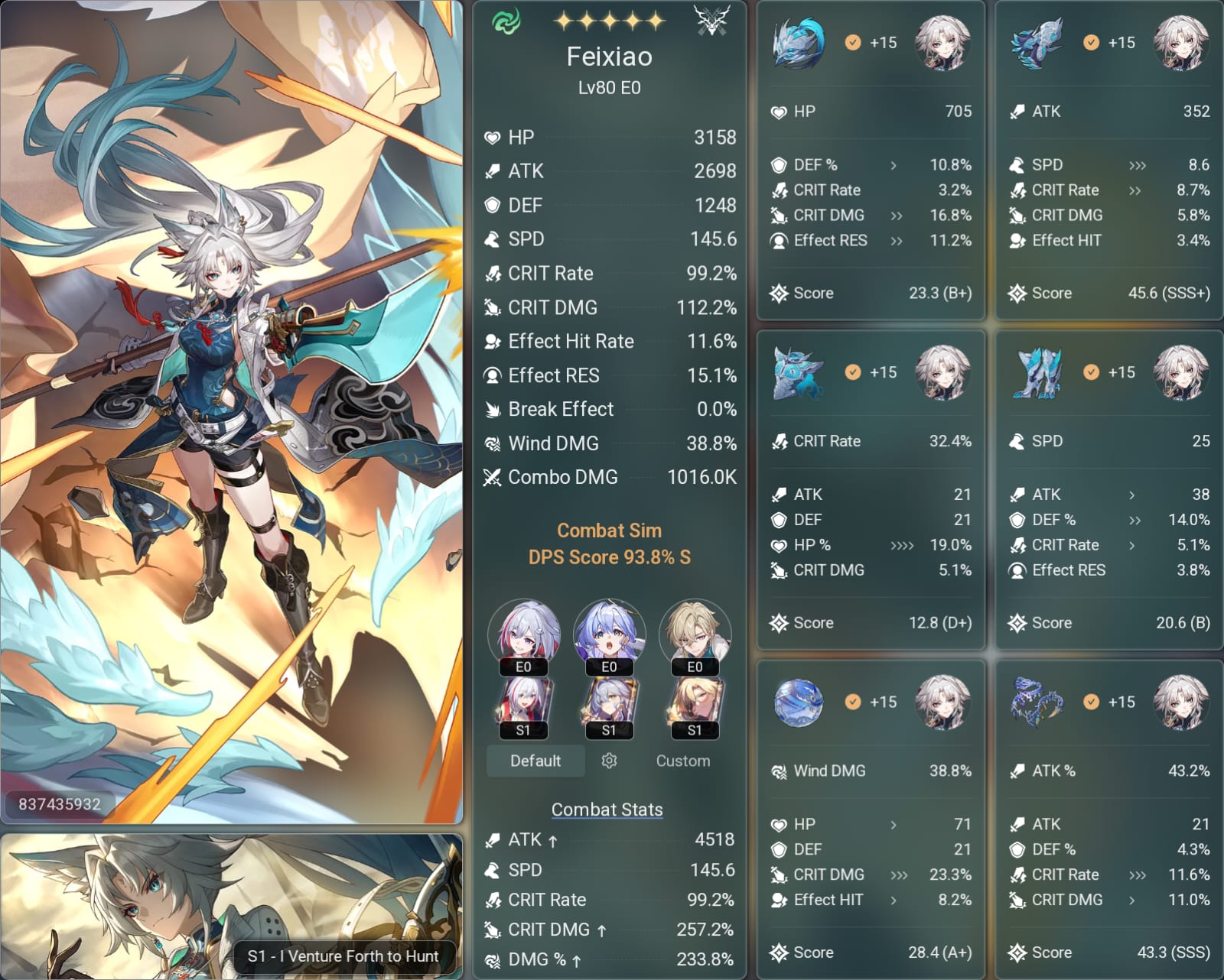Feixiao build! Honkai: Star Rail | HoYoLAB