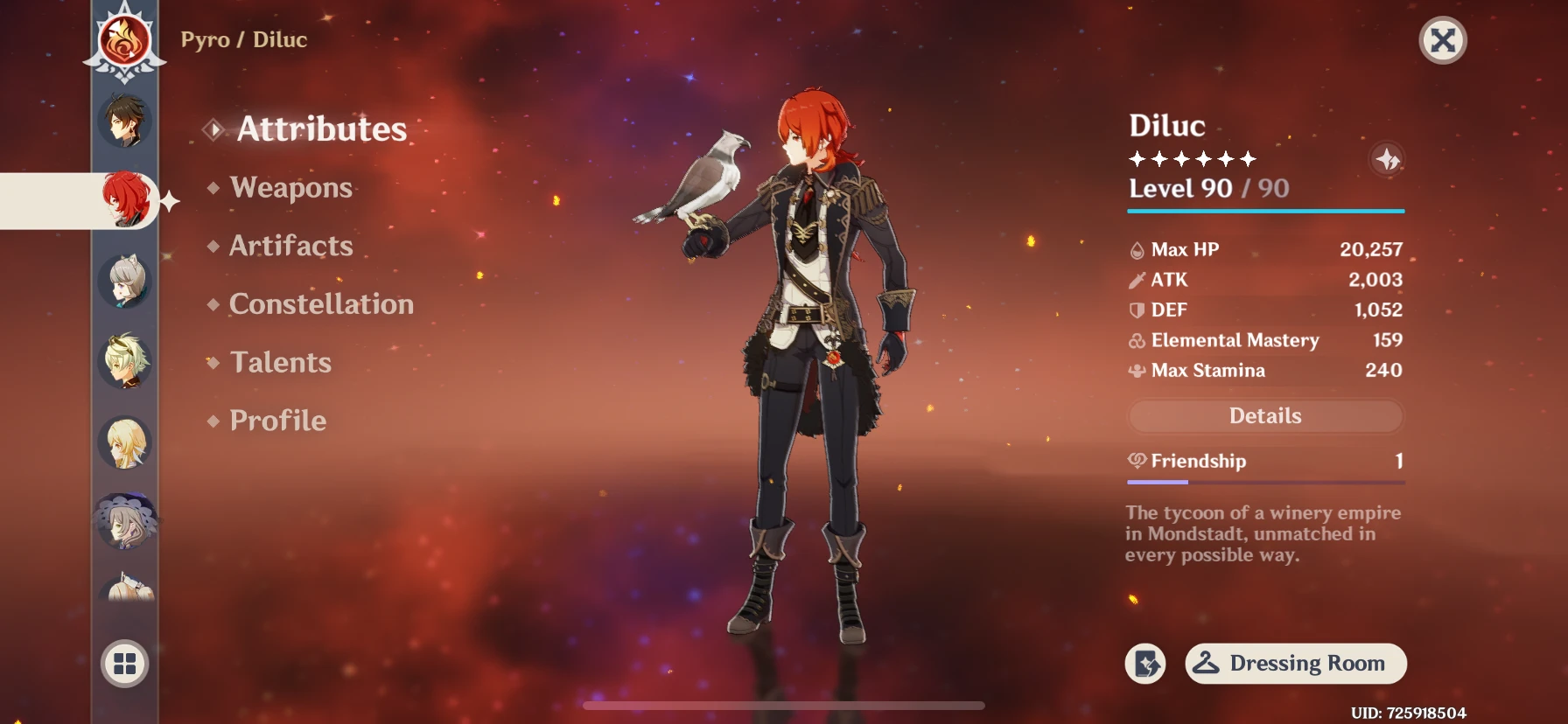 Diluc!! Genshin Impact | HoYoLAB