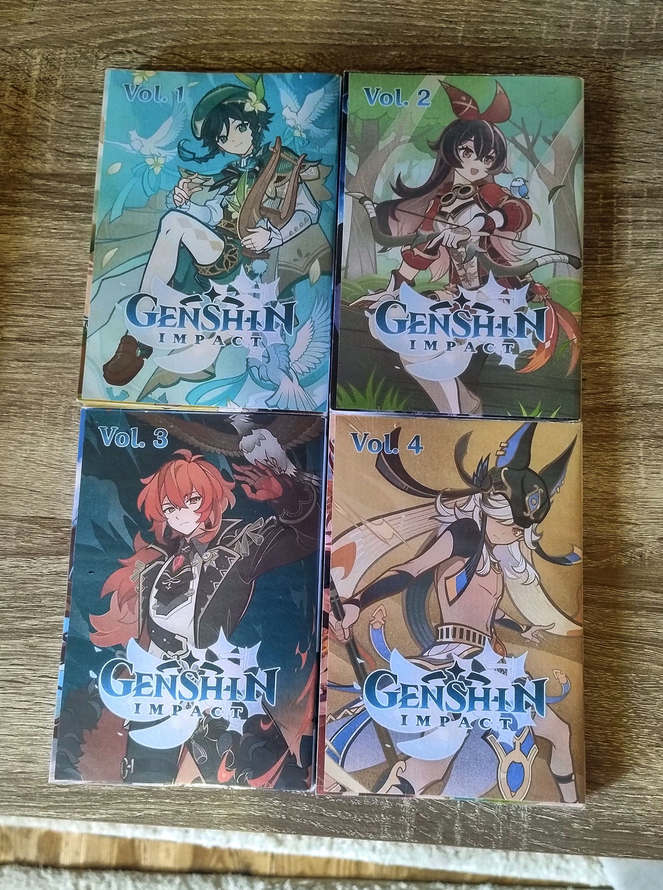 New covers for Genshin manga are printed and applied! It was fun to ...
