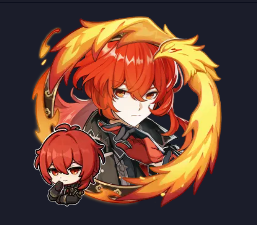 Finally got a proper Diluc avatar frame Genshin Impact | HoYoLAB