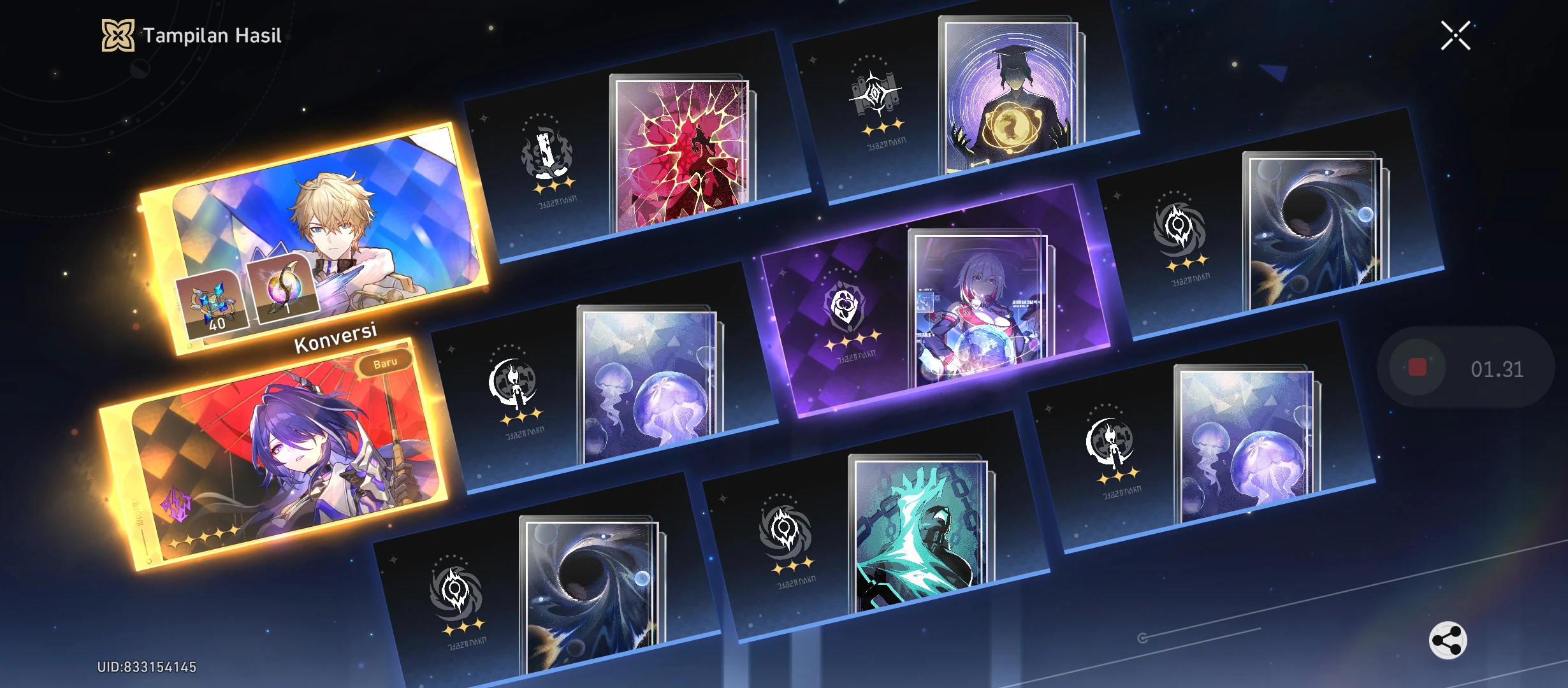 here what I got in 75 pulls😱🥰 Honkai: Star Rail | HoYoLAB