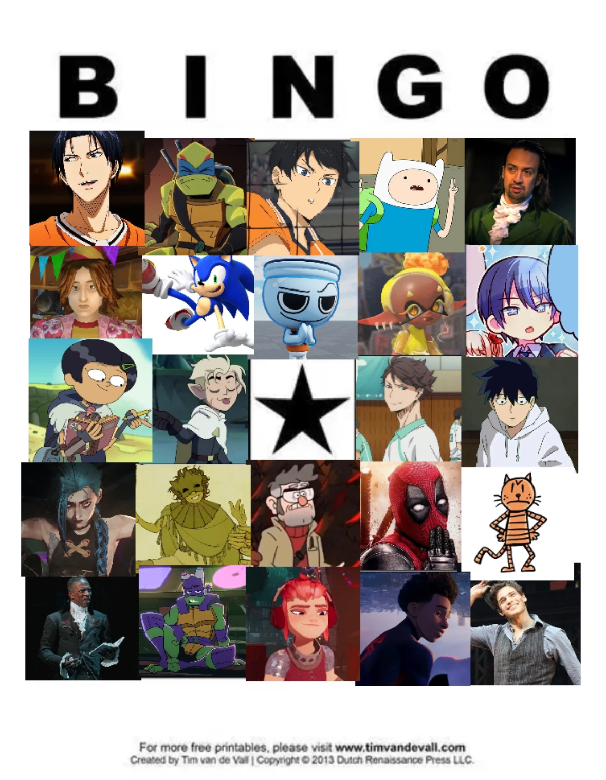 Character Kin Bingo!! | HoYoLAB