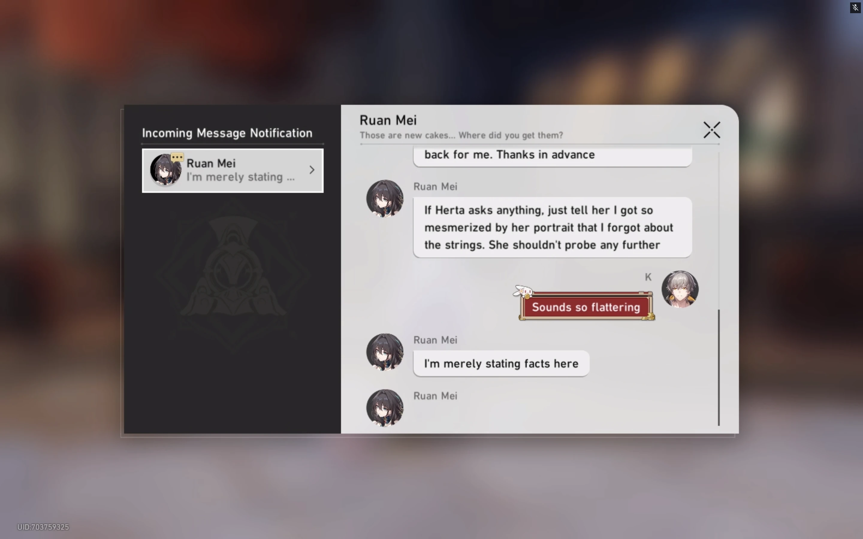 Why is she simping in my messages Honkai: Star Rail | HoYoLAB