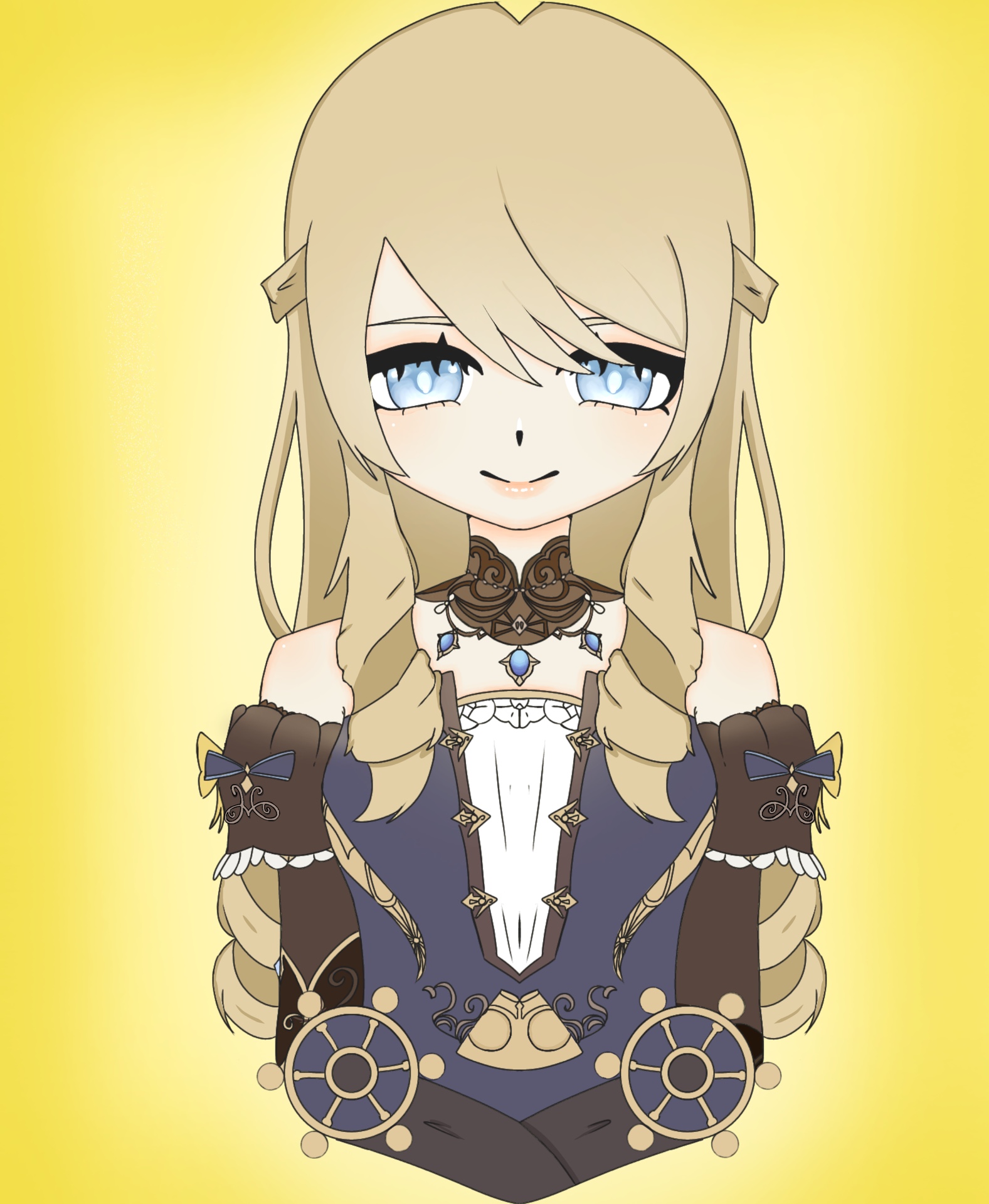 Navia fan art Genshin Impact | HoYoLAB