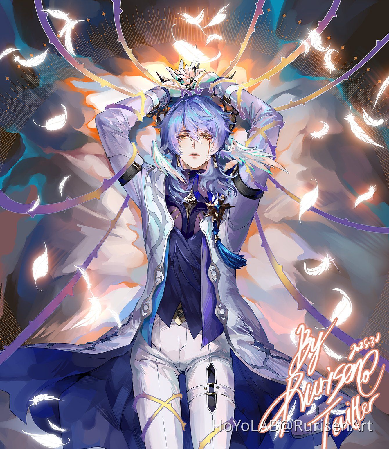 Sunday Fan art of his older outfit Honkai: Star Rail | HoYoLAB