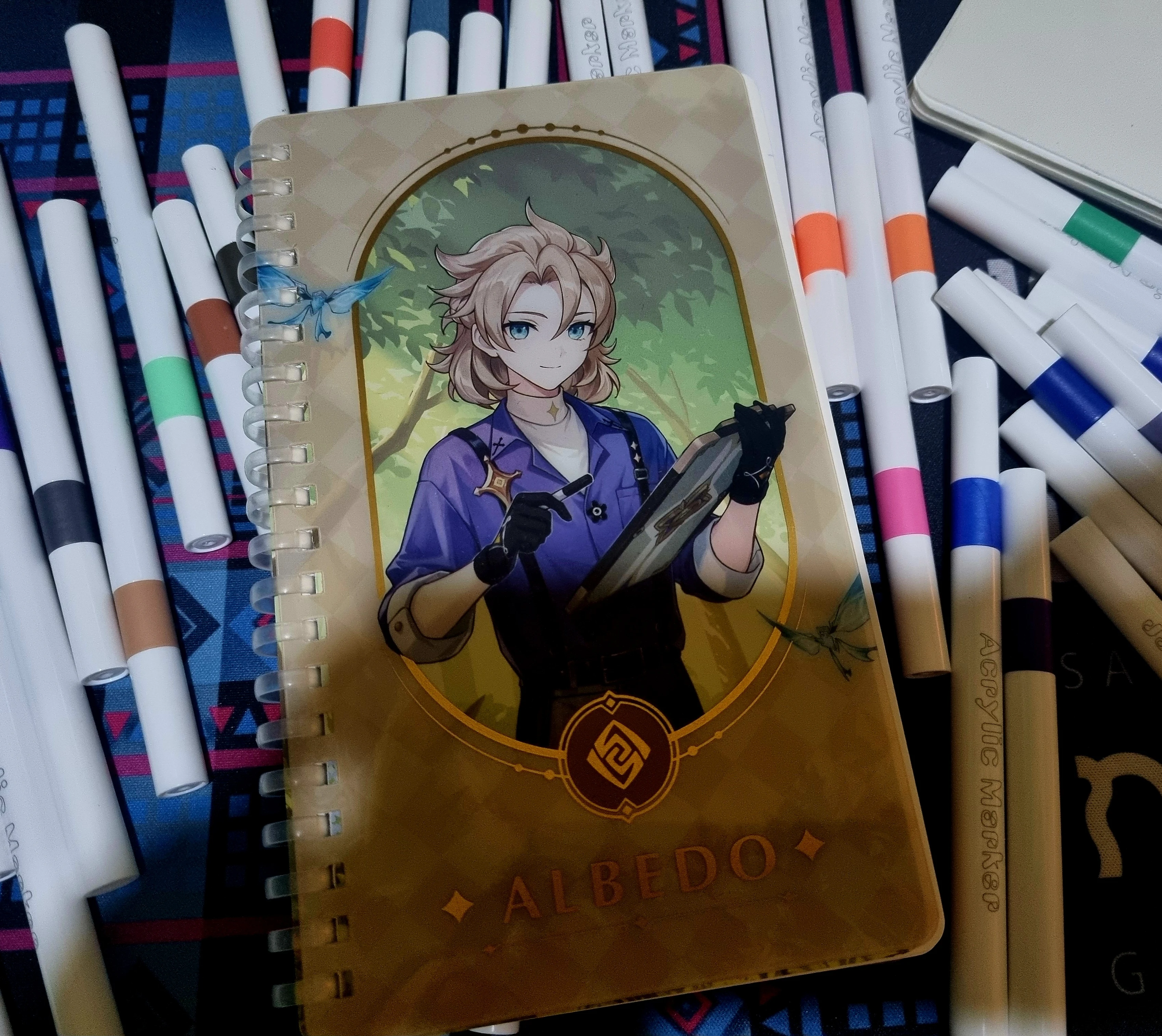 Finally, will be using this Albedo Notebook Genshin Impact | HoYoLAB