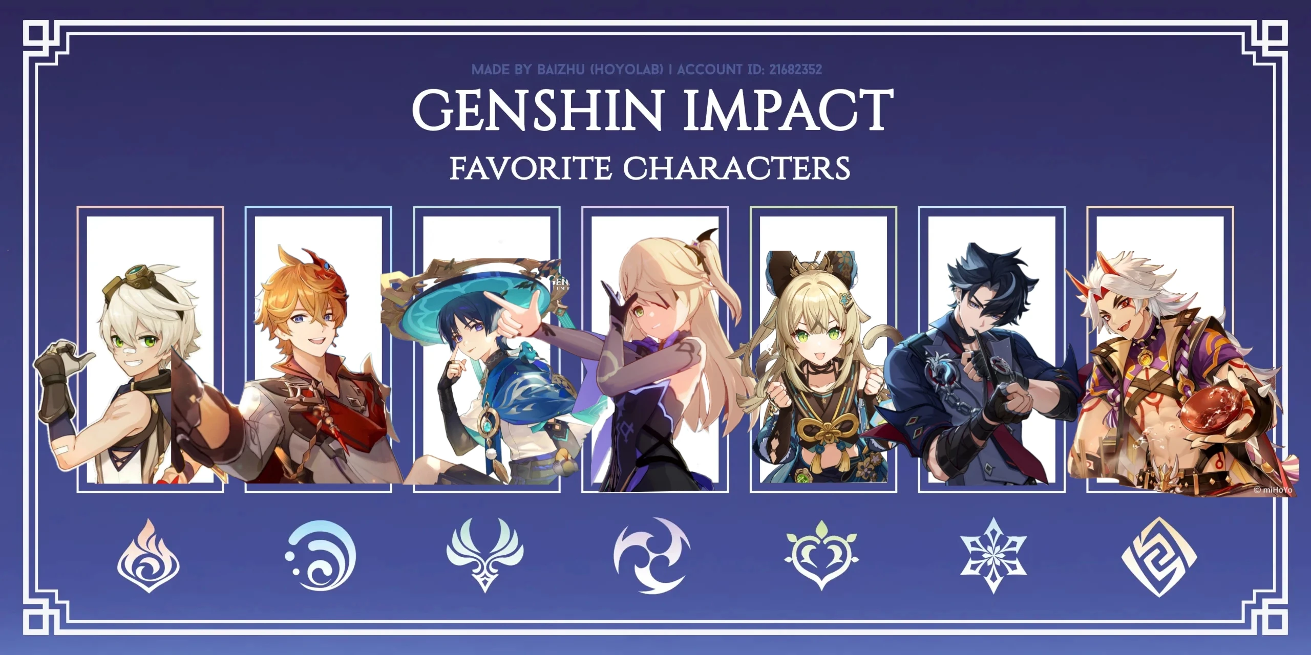 fave genshin characters based on their vision!!! Genshin Impact | HoYoLAB