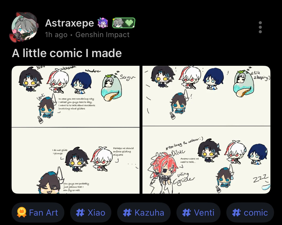 Guys help support my IRL friend | HoYoLAB