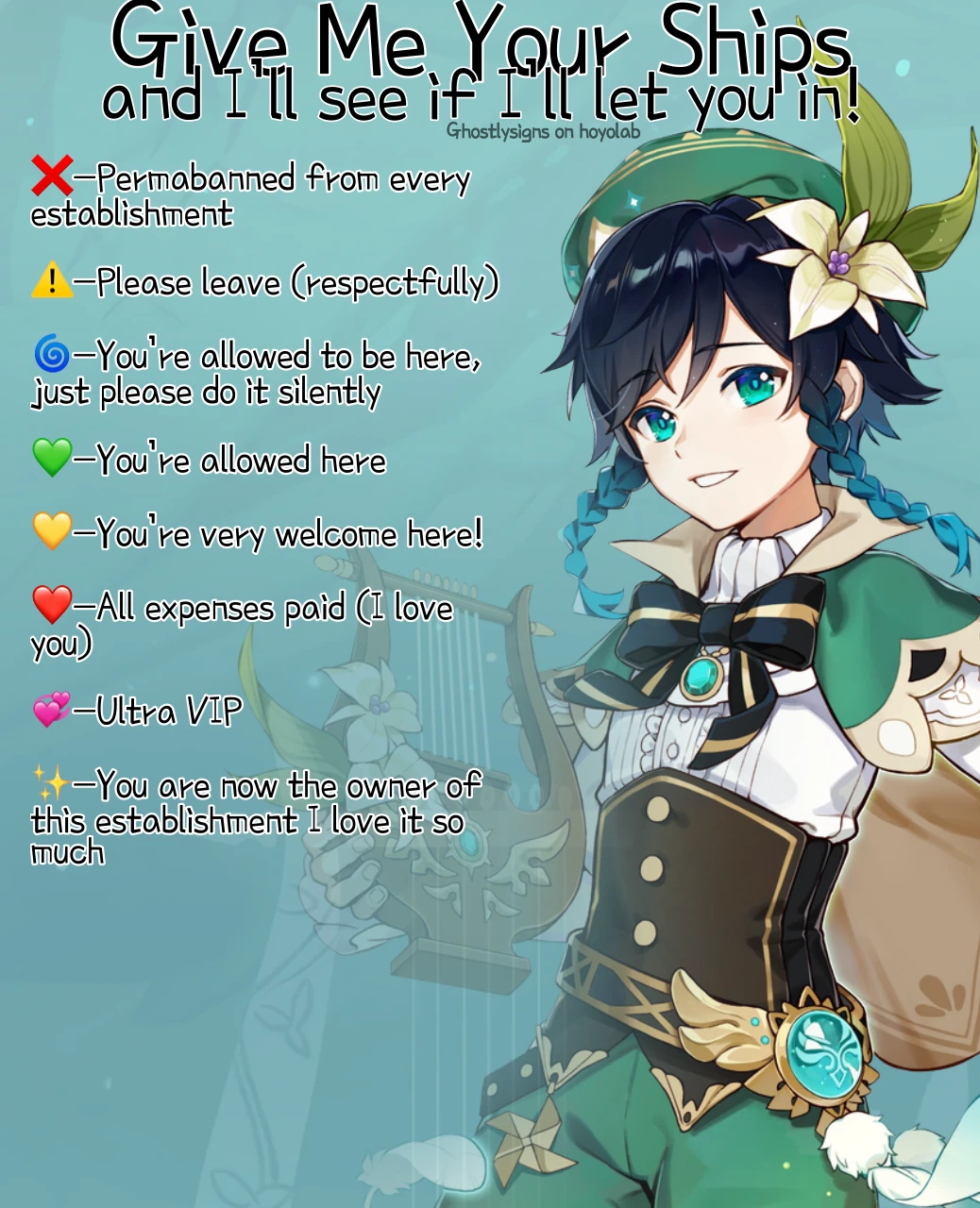 Tell me your ships! Genshin/HSR/other fandoms OK 💖 Genshin Impact | HoYoLAB