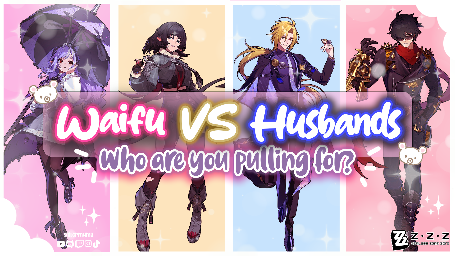 🎀Waifu VS Husbands The battle begins! ⋆౨ৎ˚ ˖ ࣪ Zenless Zone Zero ...