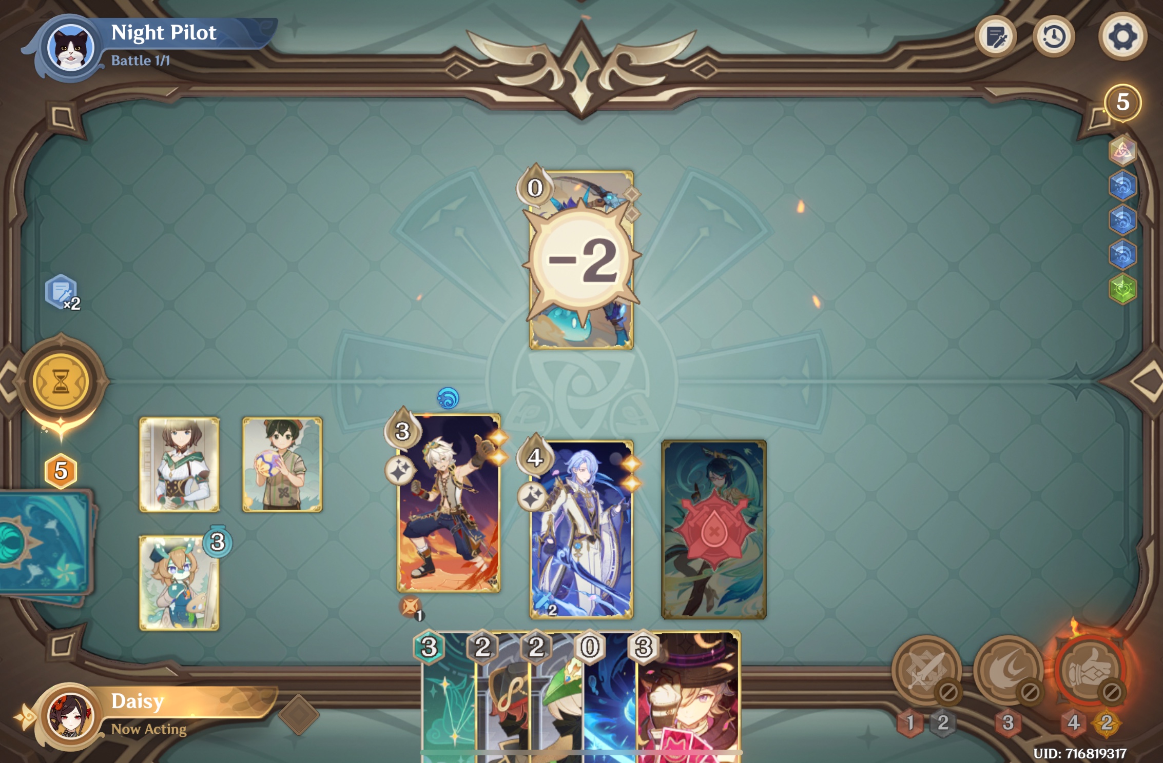 🎲Hydro Hilichurl Rogue Serious Showdown and Character Card Proficiency ...