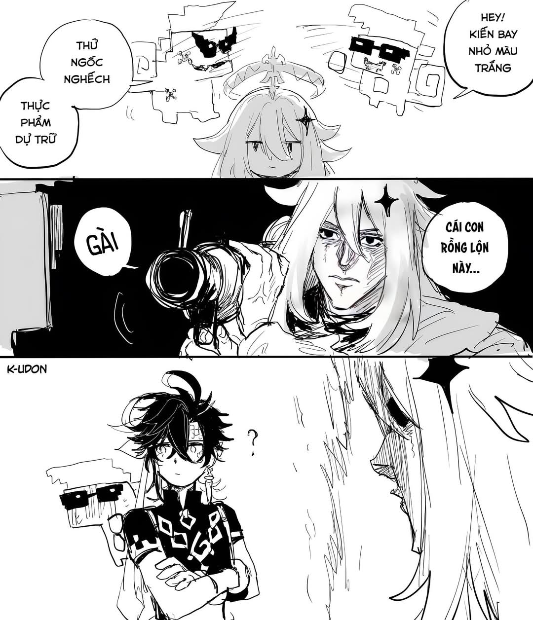 thánh long và paimon Genshin Impact | HoYoLAB