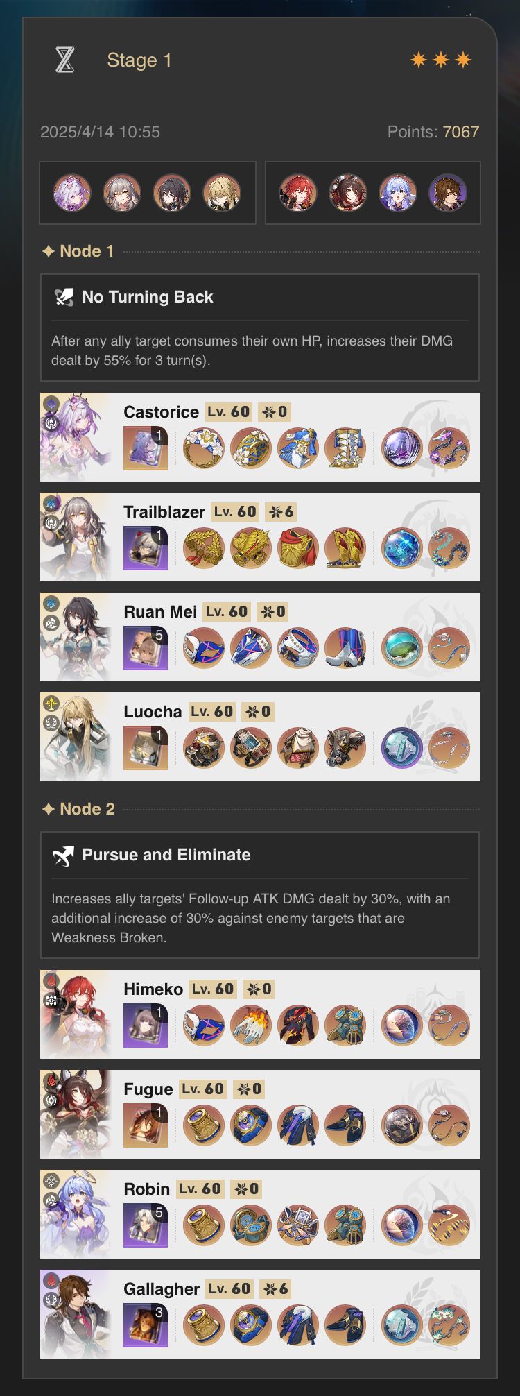 Cas/RMC + Himeko Break Honkai: Star Rail | HoYoLAB
