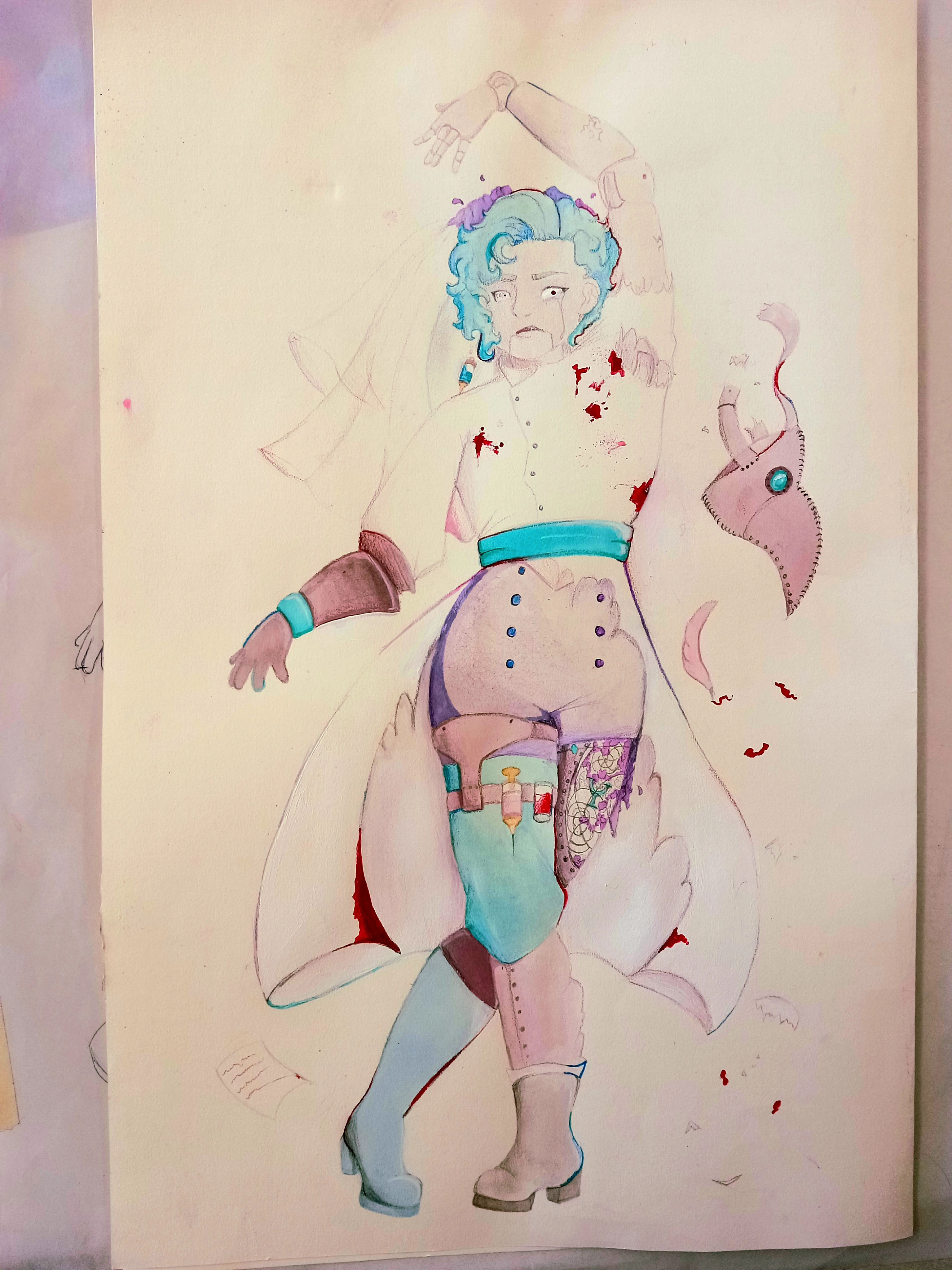 A re-draw of Segment Psi (plus Dottore WIP) Genshin Impact | HoYoLAB
