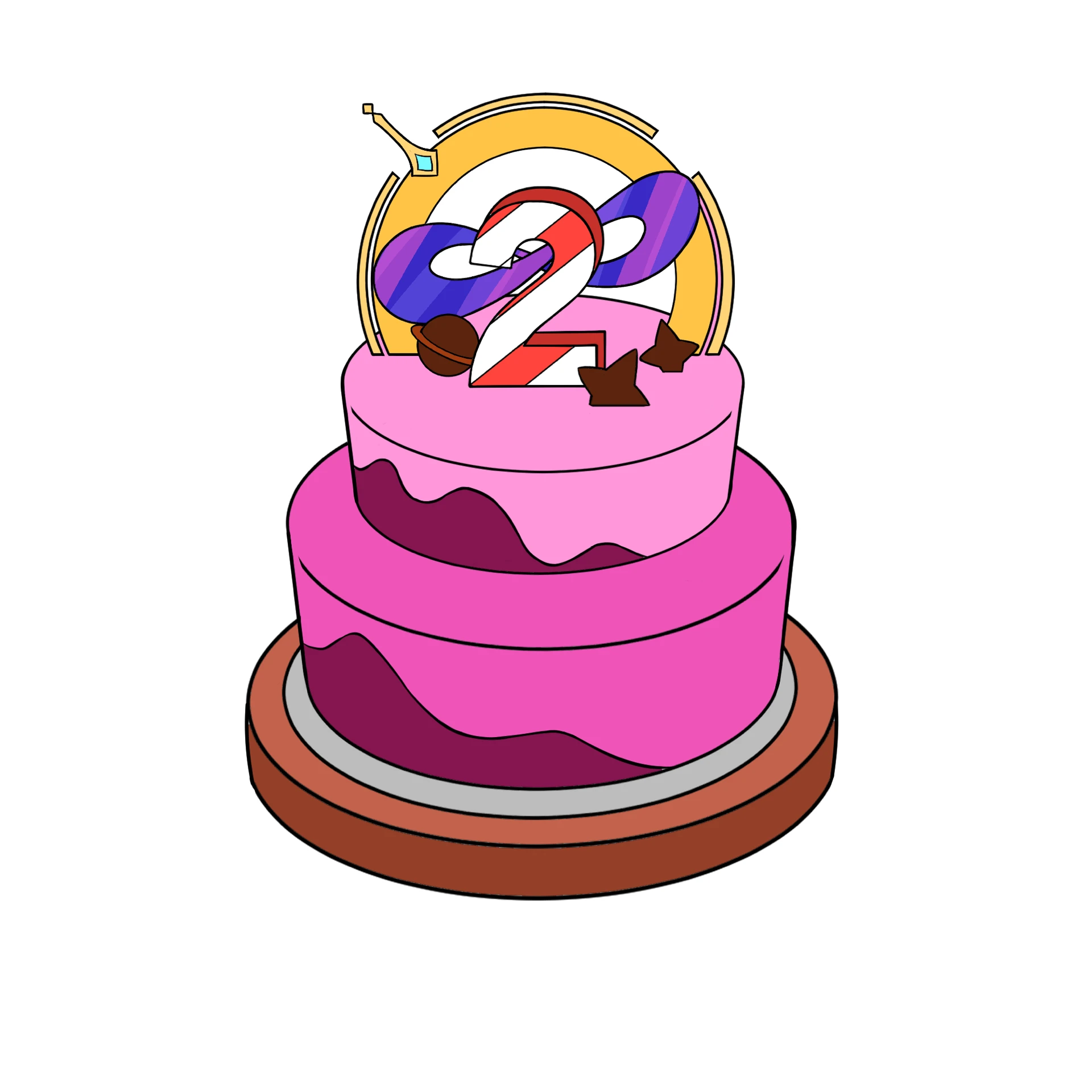 HSR2Year anniversary cake participation Honkai: Star Rail | HoYoLAB