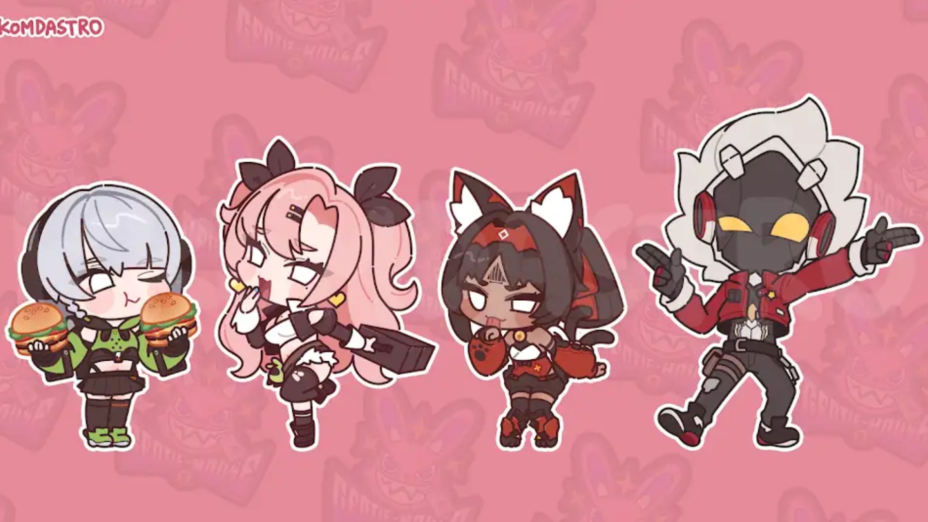 Cunning Hares Art by KKOMDA Zenless Zone Zero | HoYoLAB