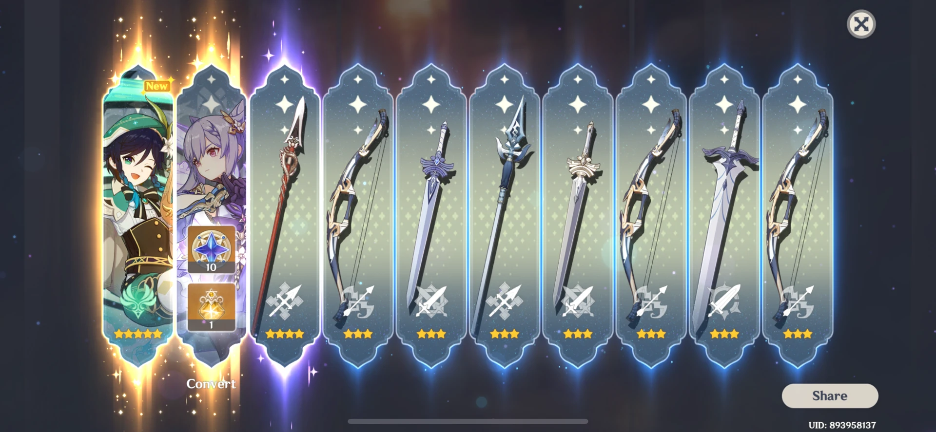 Lucky Pulls Genshin Impact | HoYoLAB