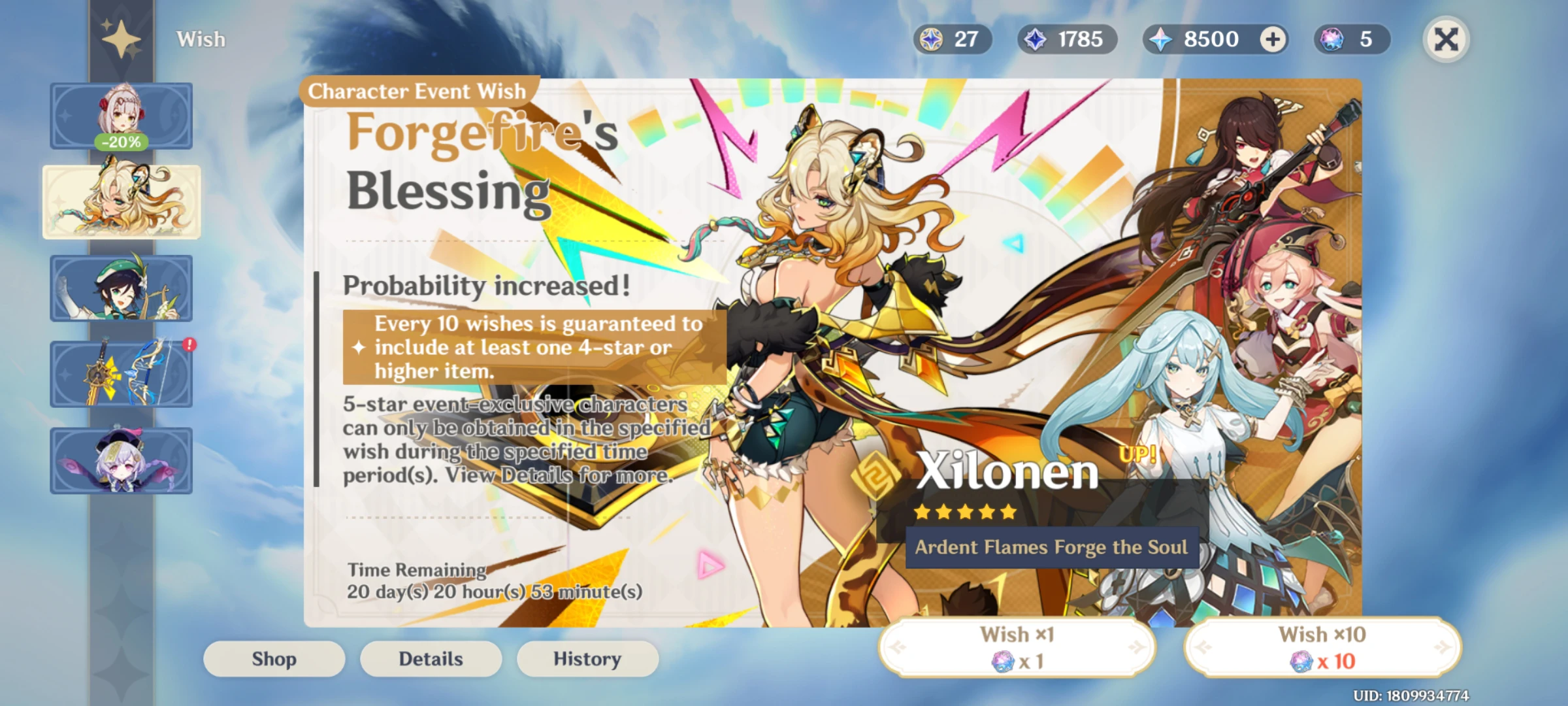 BEFORE and AFTER pulling xilonen. Genshin Impact | HoYoLAB