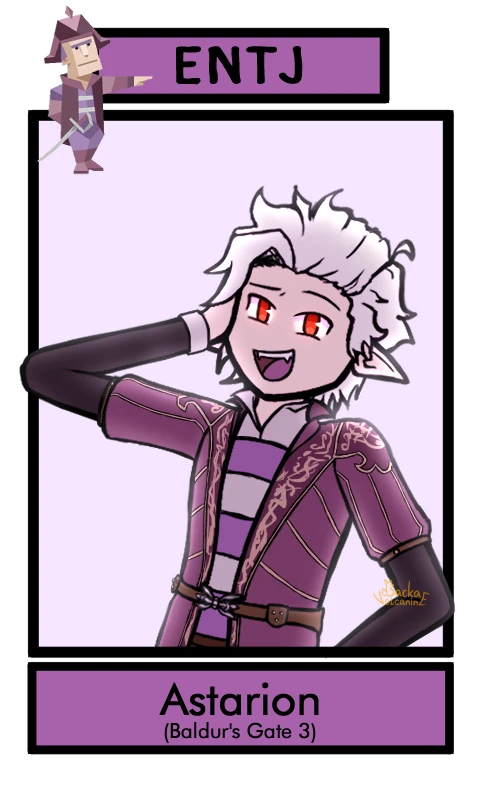 ENTJ: Astarion! | Drawing my Favorite Characters for each MBTI! | HoYoLAB