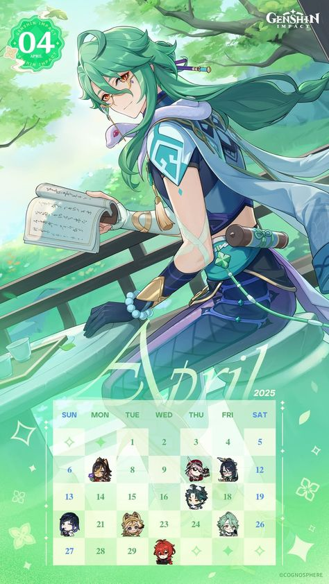 Genshin calendar :) Genshin Impact | HoYoLAB