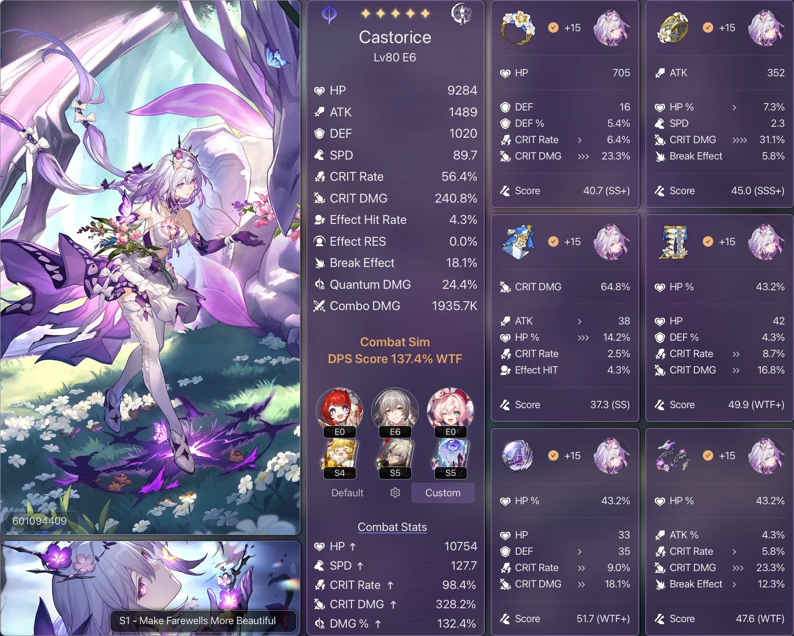 Updated Cas Build Honkai: Star Rail | HoYoLAB