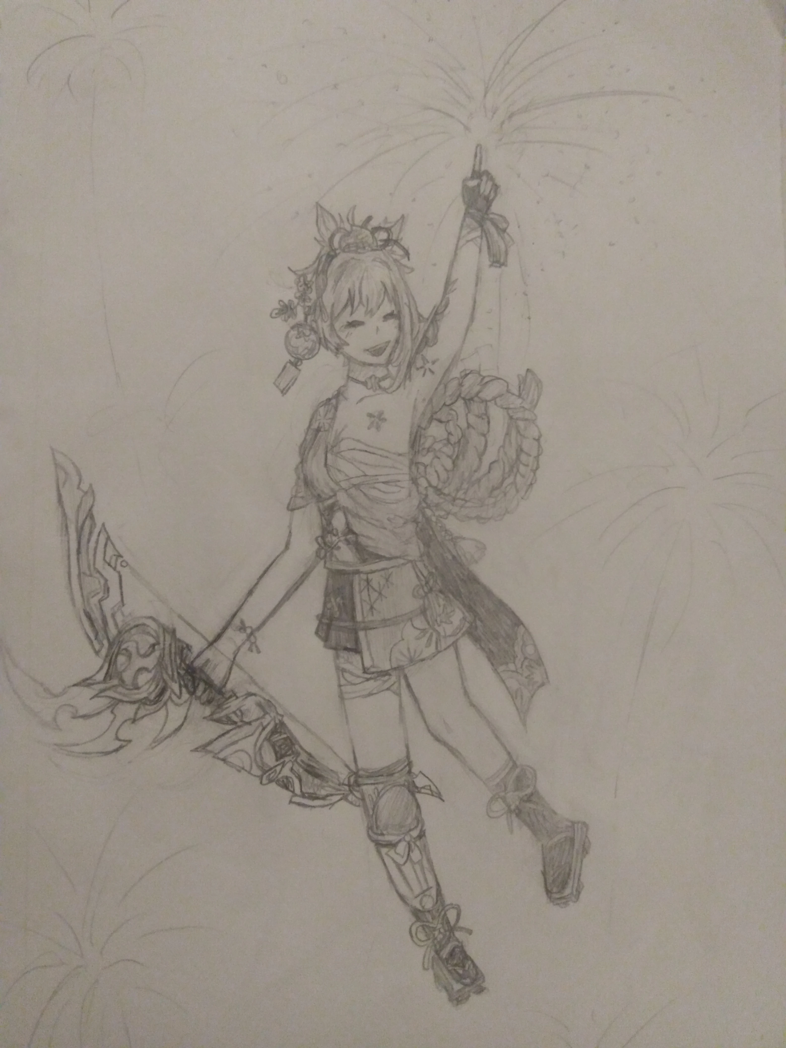 Old Yoimiya drawing💕 Genshin Impact | HoYoLAB