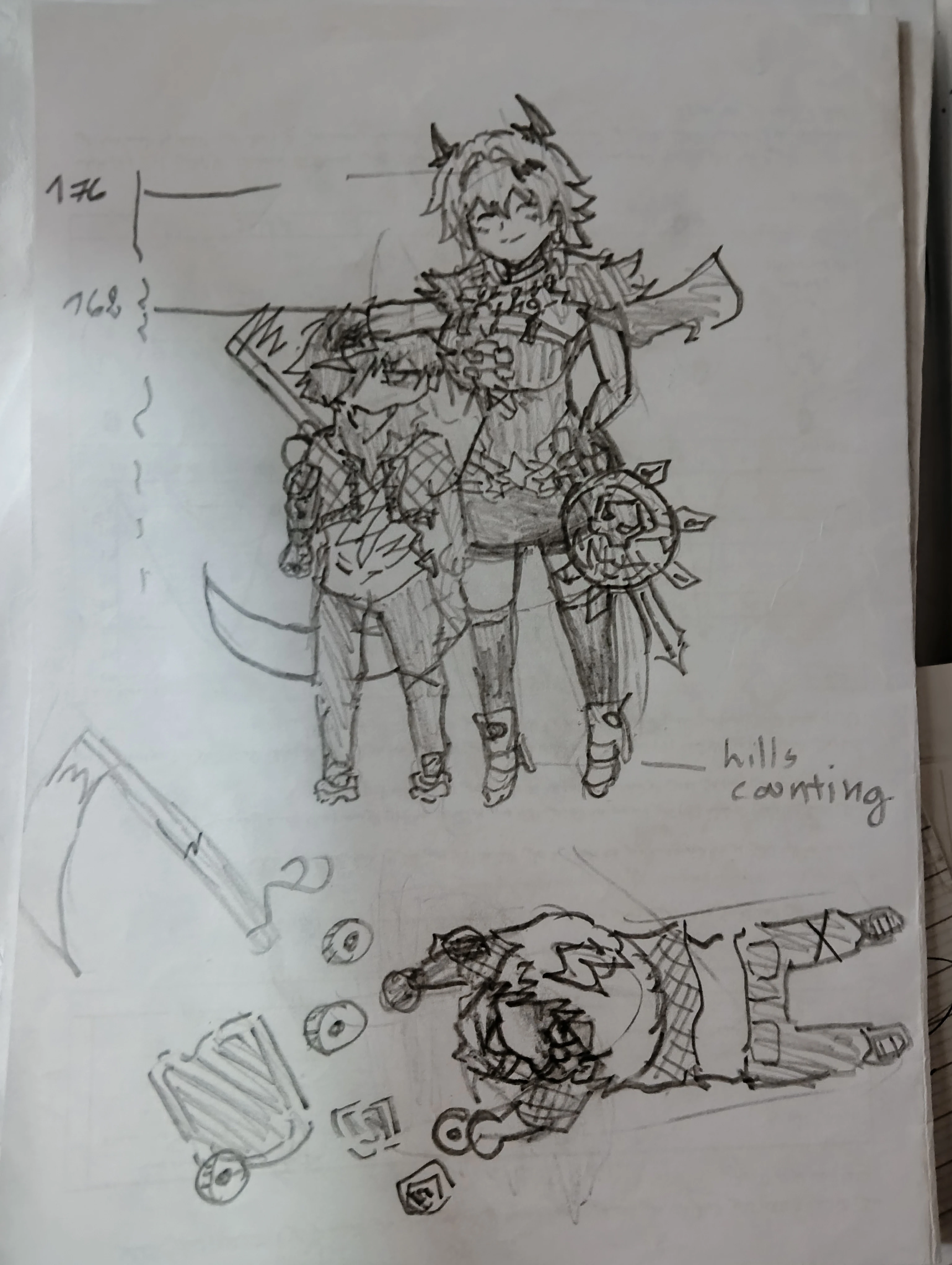 an old art of my zzz OC with caesar Zenless Zone Zero | HoYoLAB