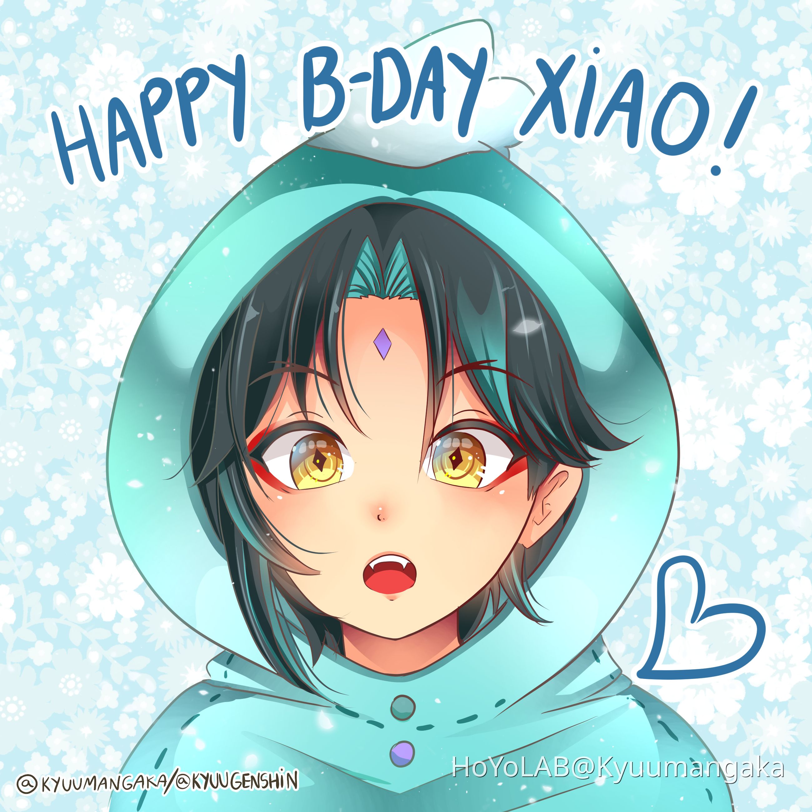 Happy birthday Xiao art! Genshin Impact | HoYoLAB