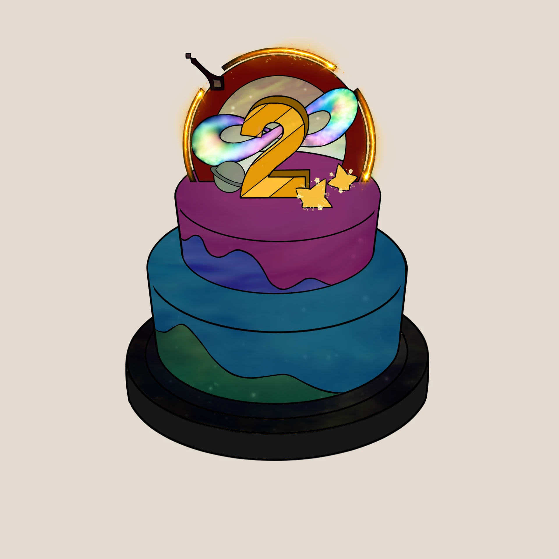 2nd year anniversary cake Honkai: Star Rail | HoYoLAB