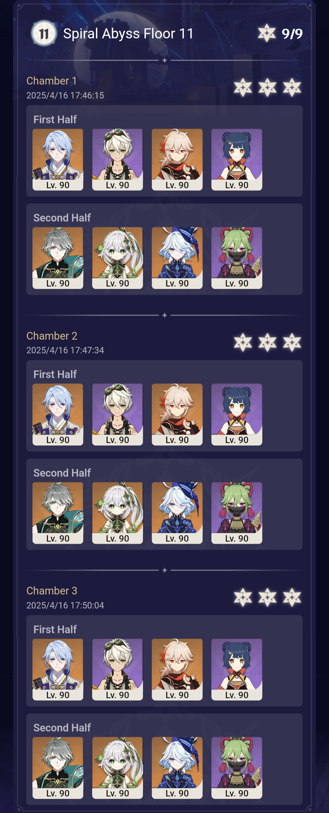 Another Abyss reset cleared 👍 How was yours? Genshin Impact | HoYoLAB